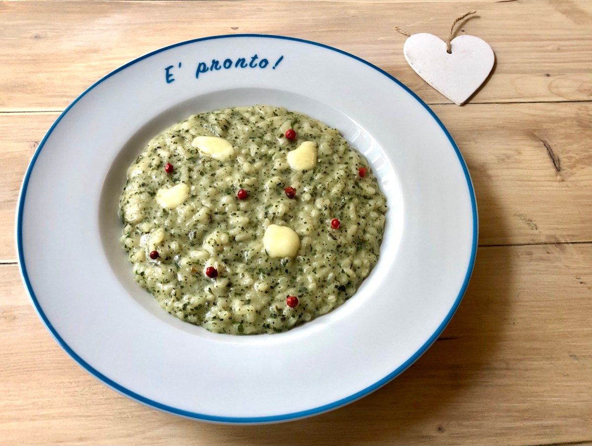 Risotto alle ortiche e fontina – Ricette di una Pesci Ascendente Leone